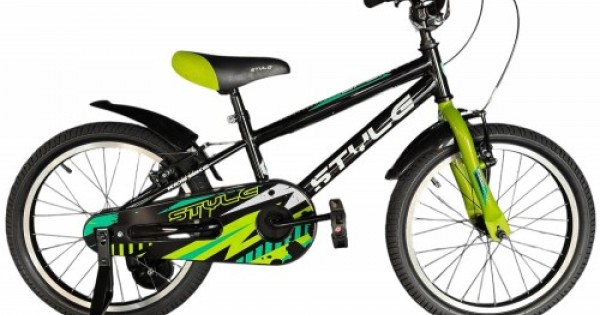 Παιδικό ποδήλατο 16" Style Sporty V-Brake - Black "n" Green